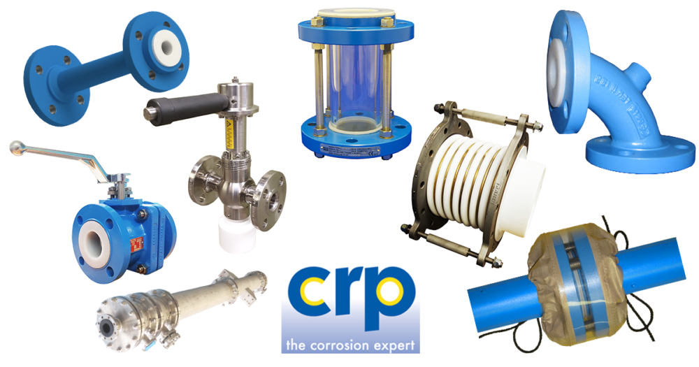 PTFE / PFA Lined Piping, Bellows, Valves & Samplers - CRP US